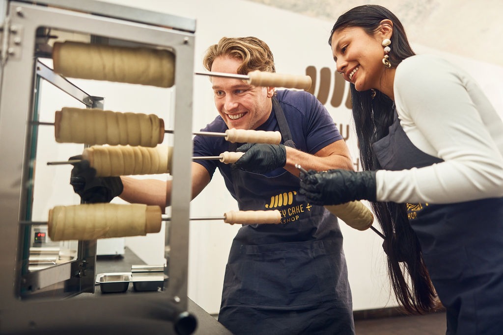 Chimney Cake Workshop | Make Traditional Kürtőskalács in Prague & Budapest